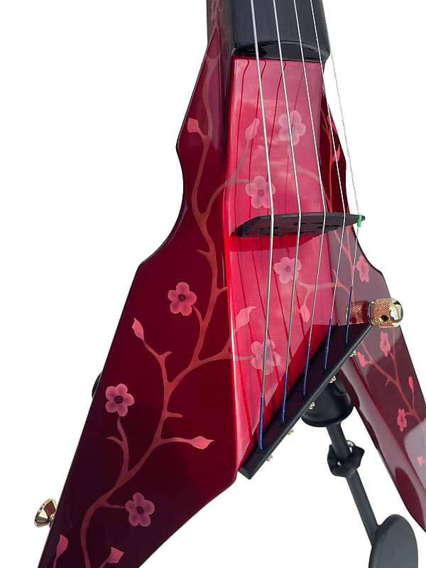 Wood Violins Viper Custom 5 String Sakura Cherry Blossom | Reverb