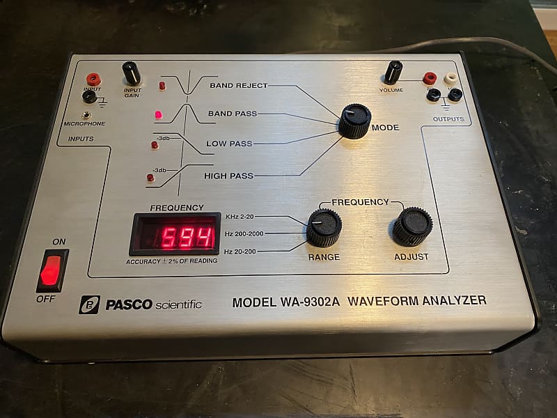 Pasco Scientific WA-9302A Waveform Analyzer Multimode Filter | Reverb