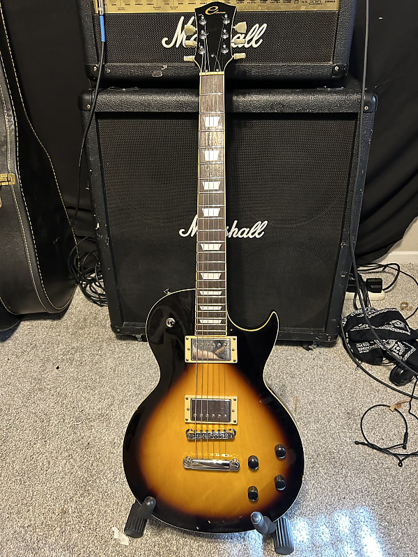 Eleca lp style guitar 2000s - Tobacco | Reverb