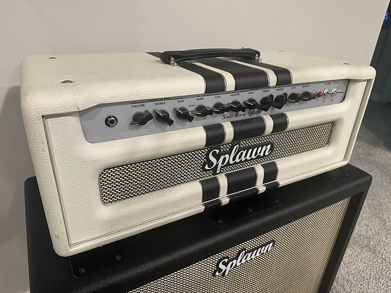 Splawn Street Rod 2014 - White with Black Racing Stripes | Reverb