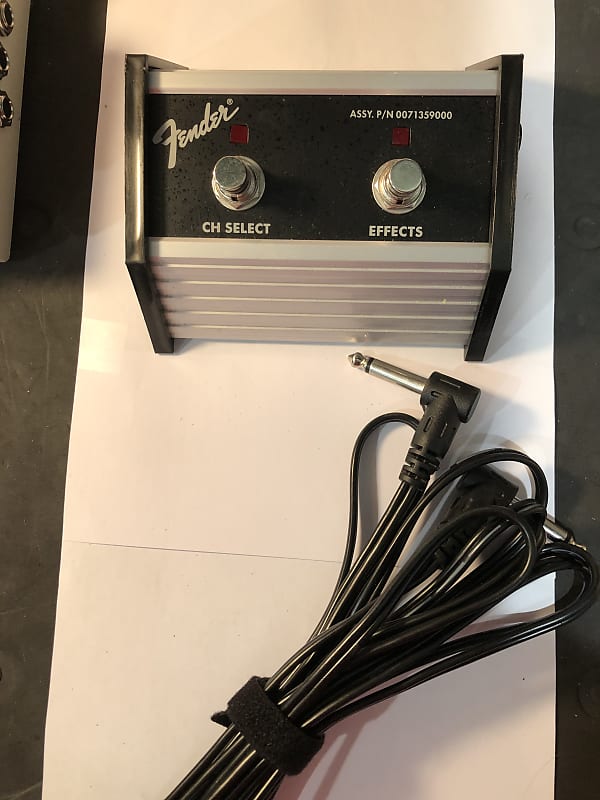 Fender 2-button Foot switch for Channel Select and Effects | Reverb