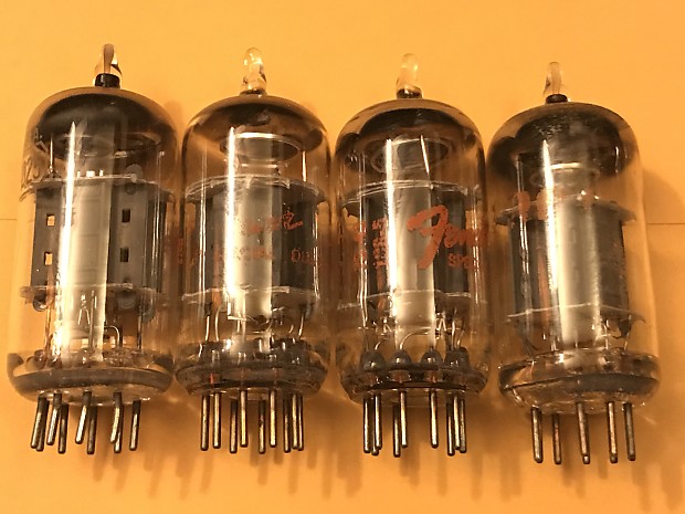 RCA 12AX7 7025 tubes (4) from Blackface Fender 1960s | Reverb Canada