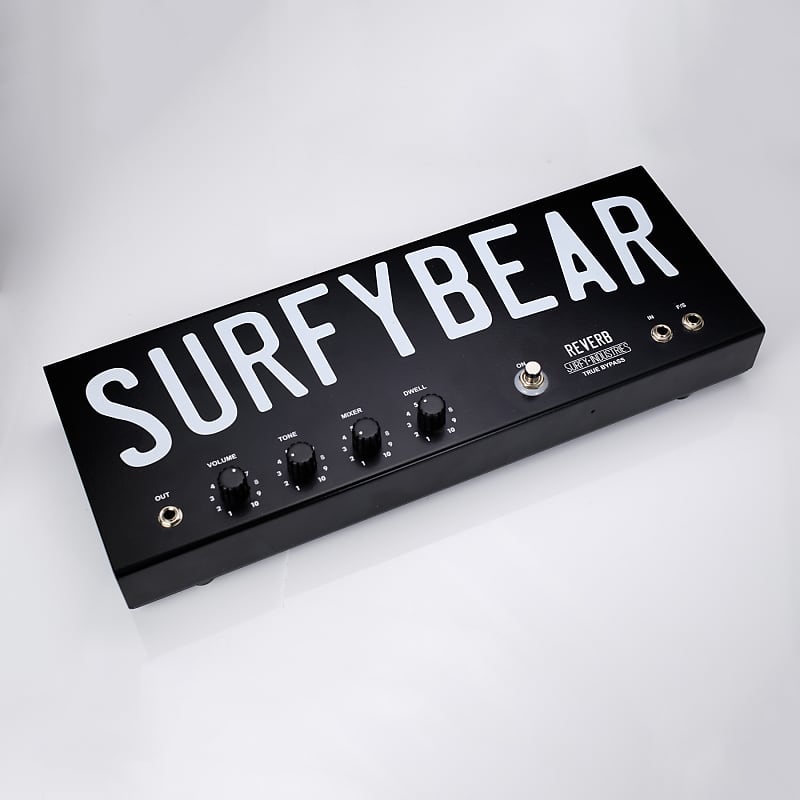 Surfy Industries Surfybear metal Spring Reverb black. | Reverb Canada