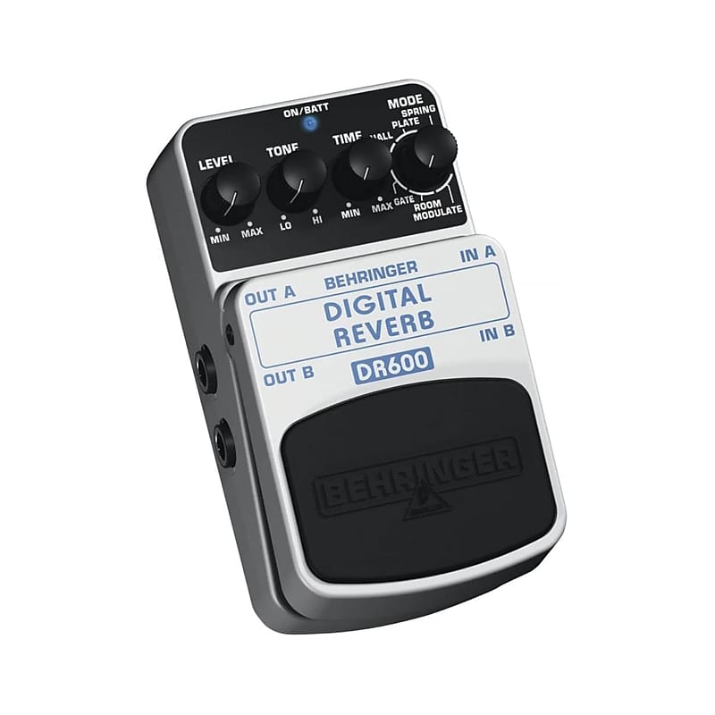 Dr600 Digital Stereo Reverb Effects Pedal, Silver, 1 Count | Reverb UK