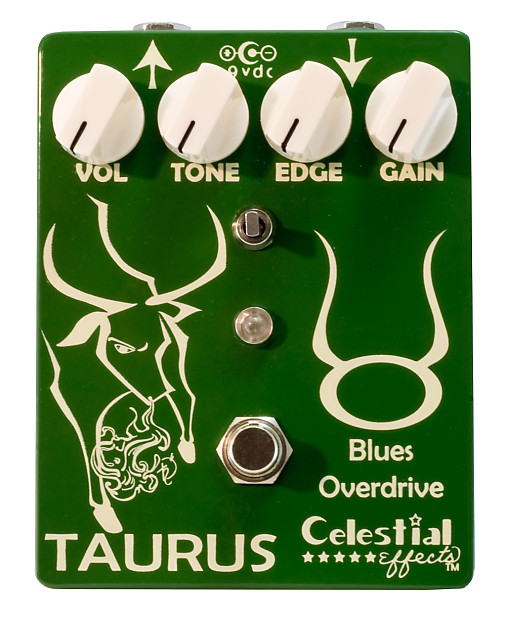 Celestial Effects TAURUS BLUES OVERDRIVE Guitar Effects Pedal | Reverb