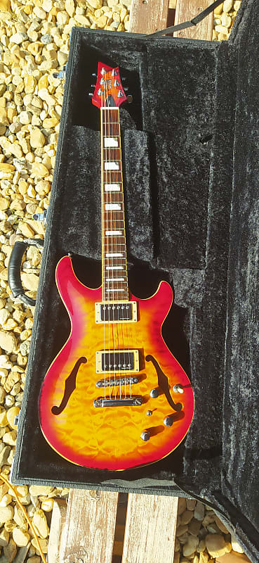 Cort M900 Semi-Hollow body with factory SD pickups and | Reverb
