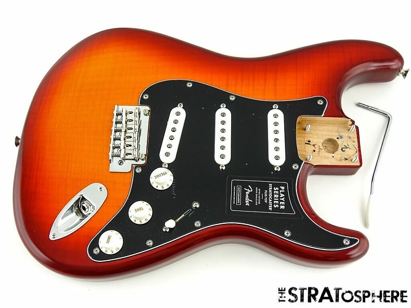 Fender Player Stratocaster 'Strat LOADED BODY Plus Flame Top! | Reverb