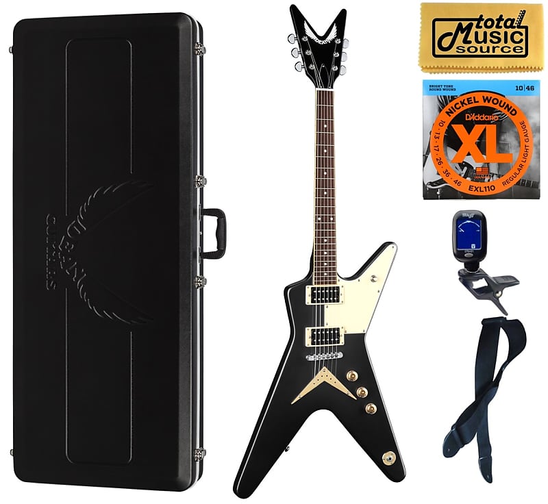 Dean ML 79 Standard w/Half PG Classic Black Electric Guitar, | Reverb