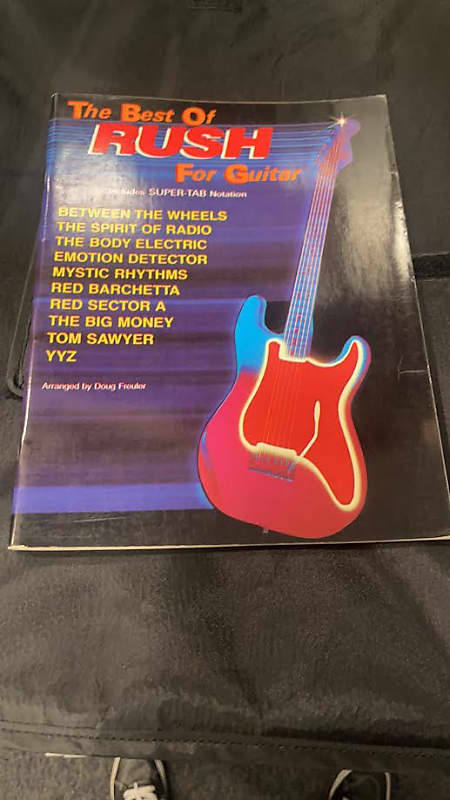 The Best Of Rush For Guitar Includes Super Tab Notation | Reverb