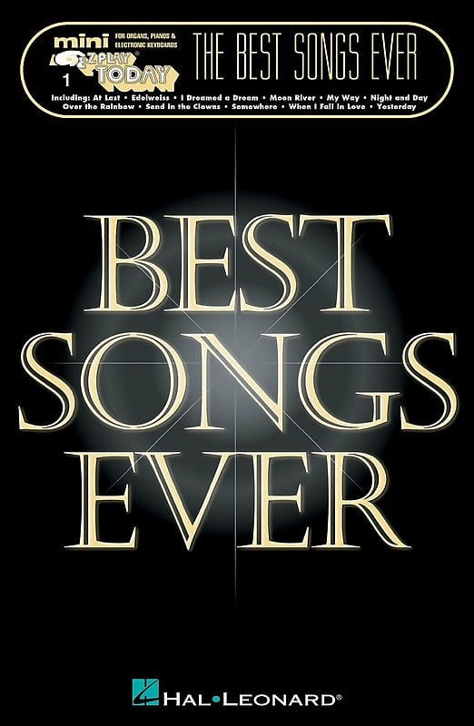 Best Songs Ever Mini EZ Play V1 (Softcover Book) | Reverb