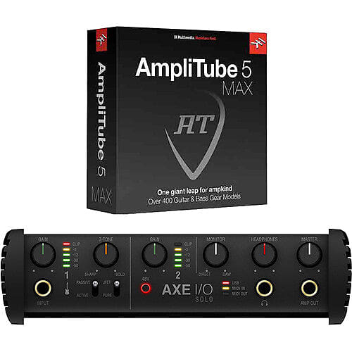 IK Multimedia Axe I/O Solo Recording Interface with AmpliTube | Reverb