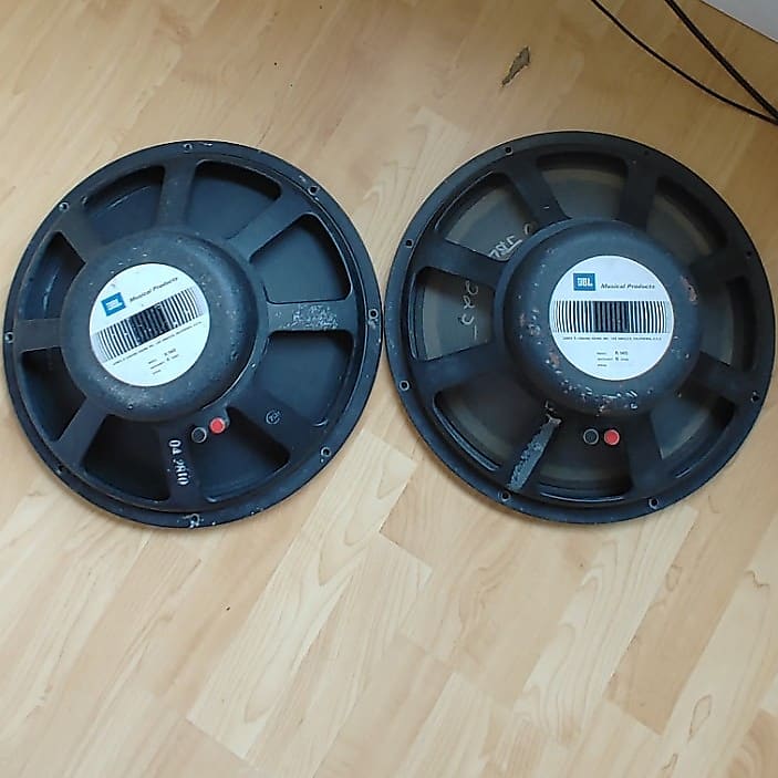 (2) Pair of JBL K140 15" Bass Speakers 8 Ohm Mint! | Reverb