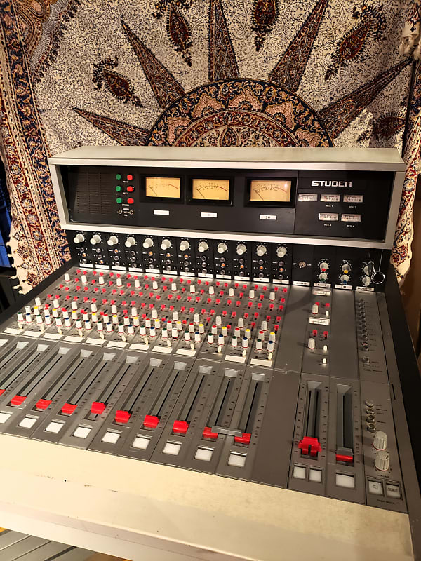 Studer 089 discrete analog mixing console just RECAPPED | Reverb