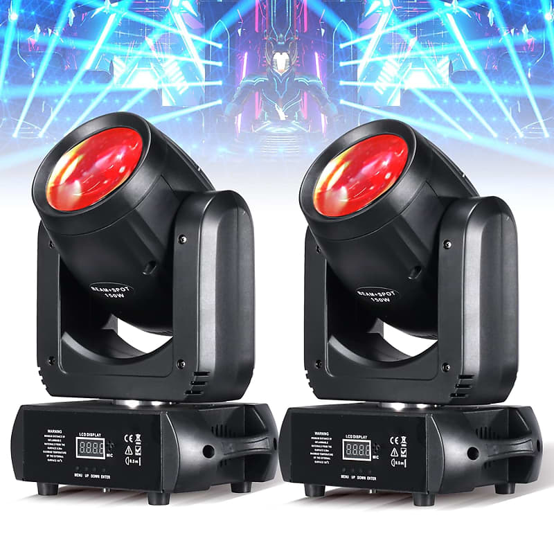 150W Led Moving Head Lights Beam Gobo 18 Face Roto Prism | Reverb