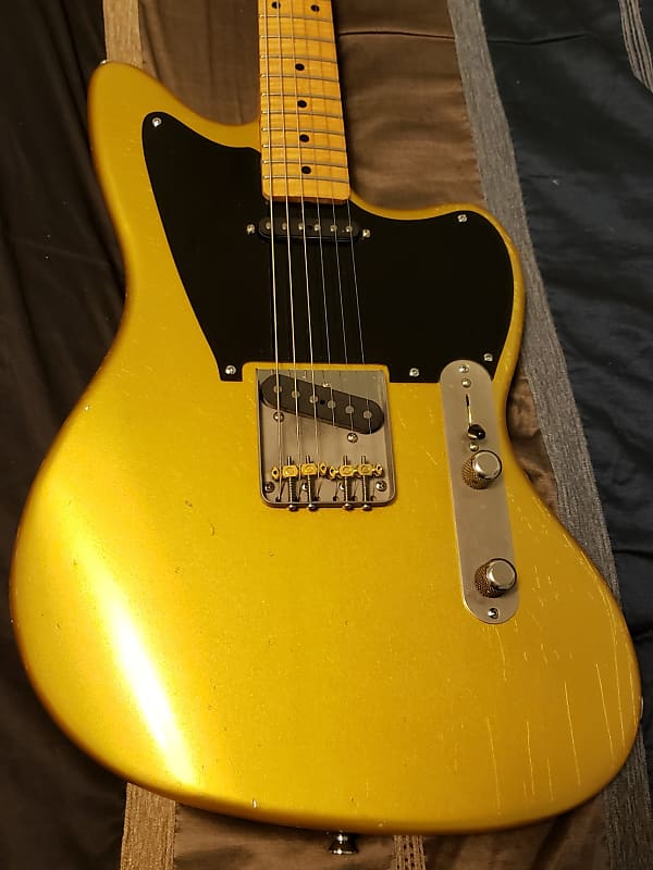MJT Warmoth Jazzcaster Telemaster Offset Telecaster VTM Aztec | Reverb