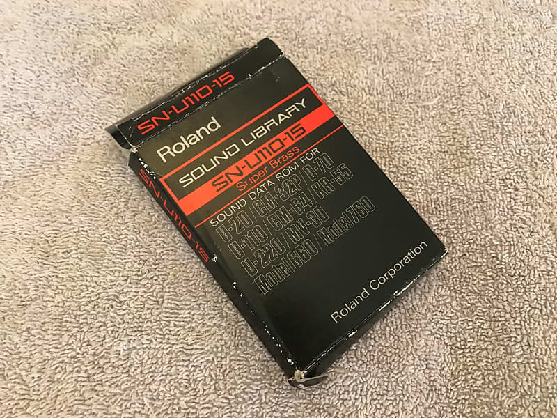 Vintage Rare, Roland Sound Card "Super Brass" SN-U110-15 | Reverb