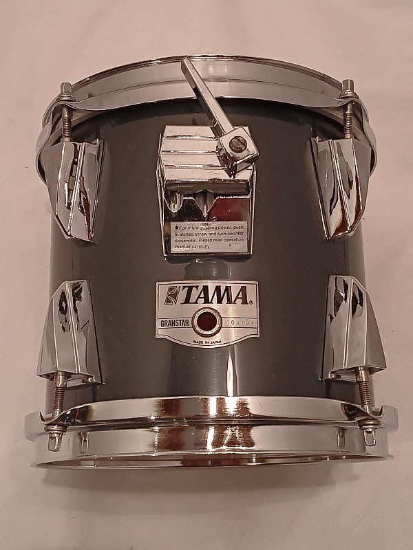 Tama Granstar 8" Tom - Mid 1980s - Gun Metallic Gray | Reverb