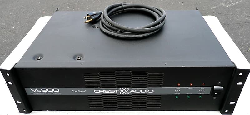 CREST Vs900 Tour Class Power Amplifier - Sounds / Works / | Reverb