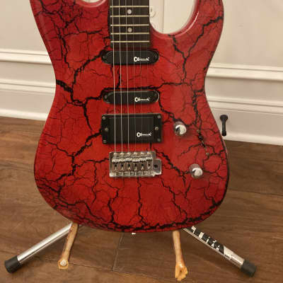Charvel Charvette 200 Red crackle | Reverb