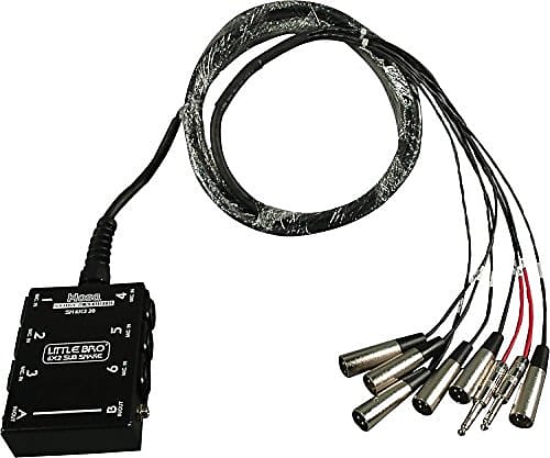 Hosa SH-6X2-30 Little Bro' Sub Snake - 30 ft. | Reverb