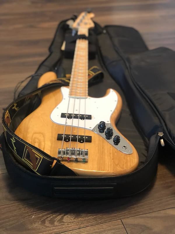 Fender JB75 80 Natural Japan FujiGen Jazz Bass (MIJ) | Reverb