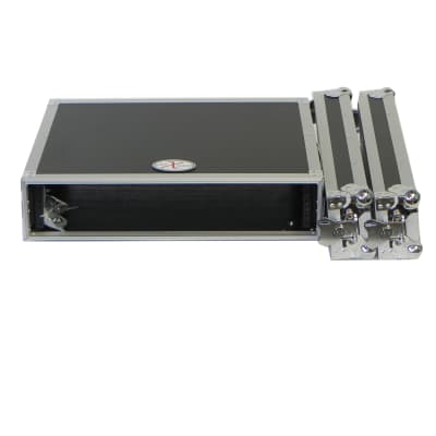 ProX X-2UE 2U Deluxe Effects Rack 14" Deep Rail to Rail with | Reverb