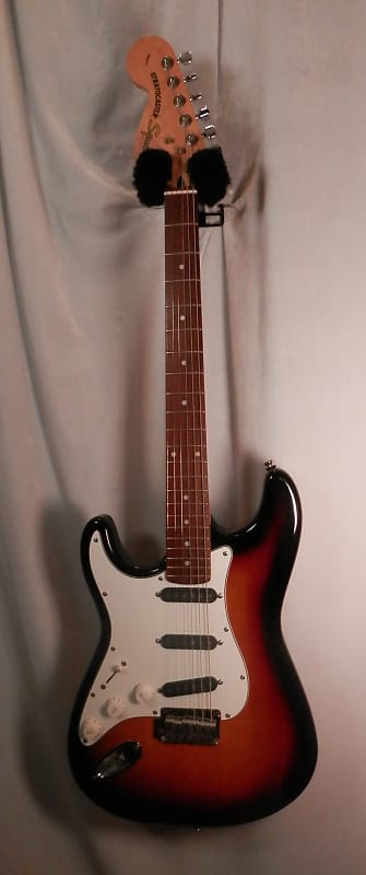 Squier by Fender Standard Series Left Handed Stratocaster | Reverb
