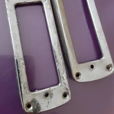 Teisco/ Silvertone 60's Chrome Pickup Rings | Reverb
