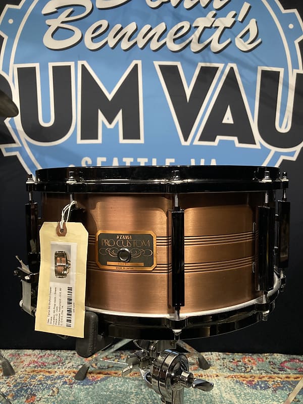 Tama - RARE, Bill Bruford 14x6.5" Pro Custom, Copper Snare | Reverb