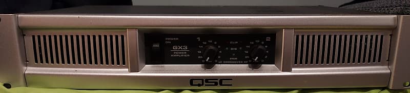 QSC GX3 Power Amplifier Black/Silver | Reverb