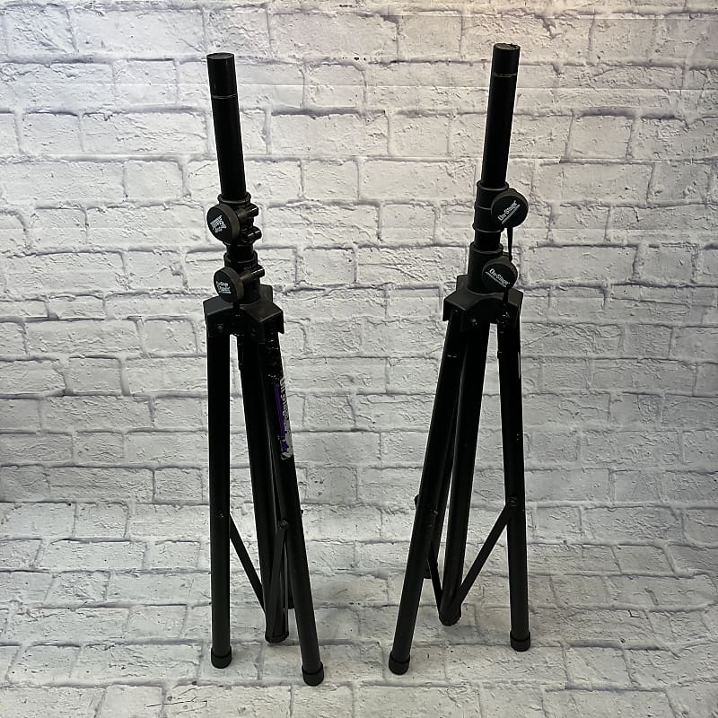 On Stage Stands Speaker Stand Pair with Carry Bag | Reverb