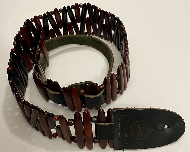Revo Rosewood Gordo Guitar Strap | Reverb