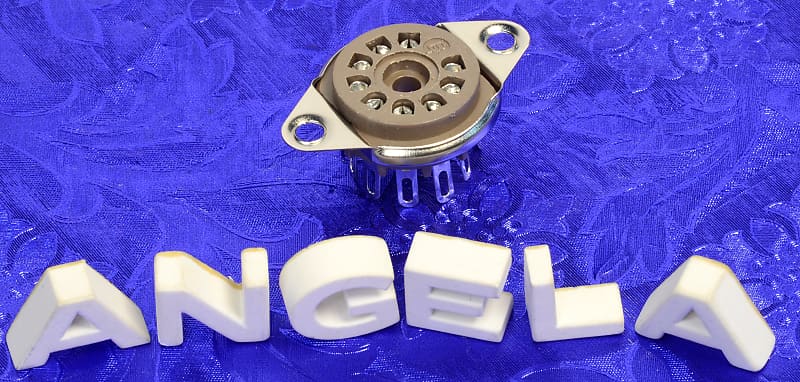 9 Pin Belton Micalex Bottom Mount Tube Socket 12AX7, EL84 | Reverb