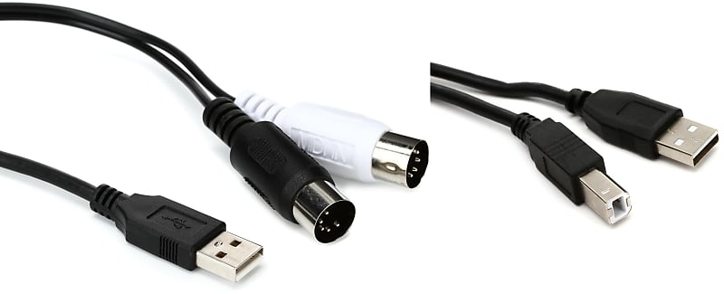 iConnectivity mio 1x1 USB MIDI Interface Bundle with Hosa | Reverb