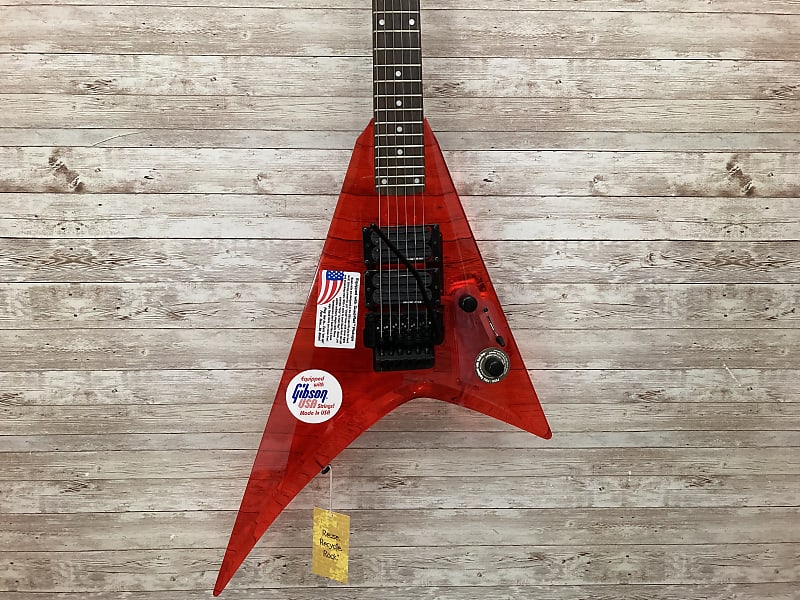 Used Kramer VANGUARD RED ACRYLIC Electric Guitar | Reverb
