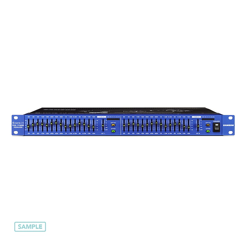 Samson S-Curve 215 Dual 15-Band Graphic Equalizer | Reverb