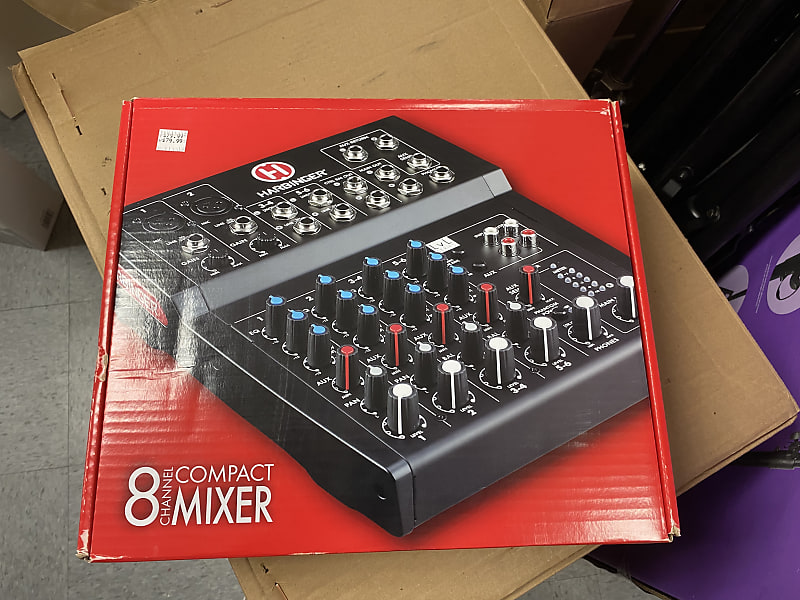 Harbinger L802 8-Channel Compact Mixer 2021 | Reverb
