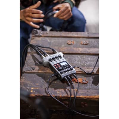 Zoom PodTrak P4 Portable Podcast Recorder with 4x Zoom ZDM-1 | Reverb