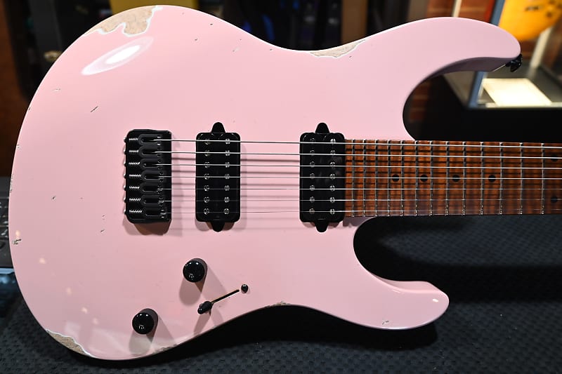 Suhr Custom Modern 7 Antique - Shell Pink #5078 | Reverb