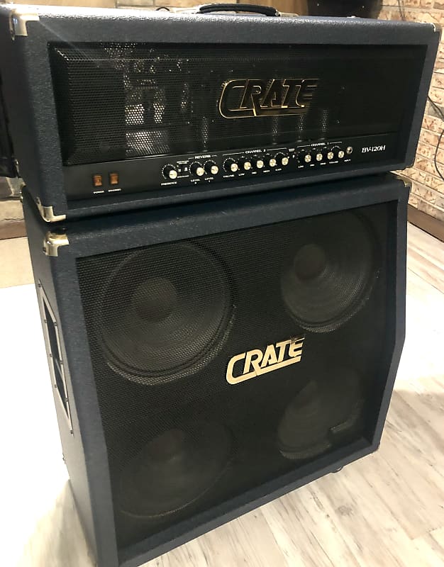 Crate Blue Voodoo BV-120 - Blue Half Stack | Reverb