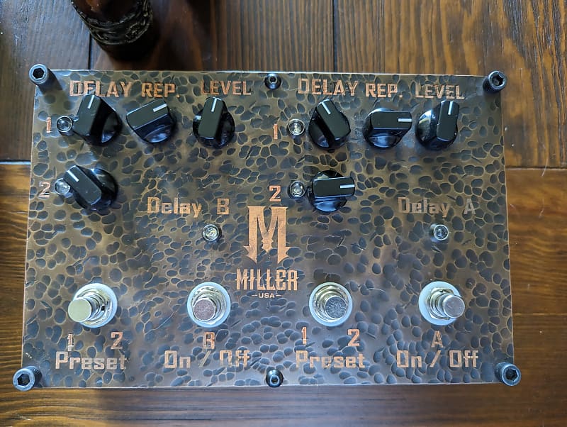 Miller Custom enclosure dual delay Dual delay | Reverb