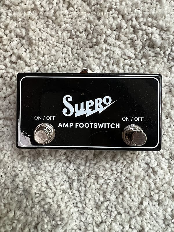 Supro Supro SF2 2-button Footswitch 2022 - Black | Reverb