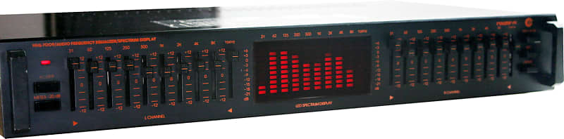 Coustic EI HEQ-7009 10-Band Graphic Equalizer & Spectrum | Reverb