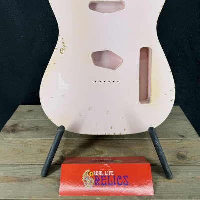 Real Life Relics Tele® Body Double Bound Aged Shell Pink | Reverb
