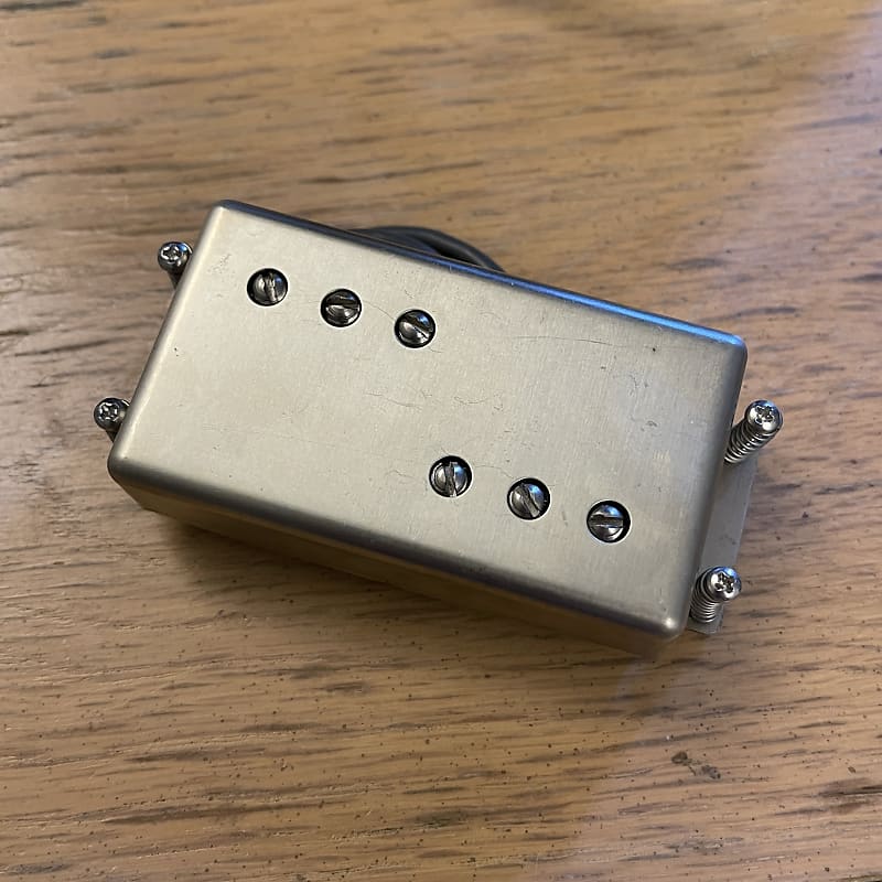 Fender Reissue Raw Nickel Wide Range Humbucker Bridge Neck | Reverb