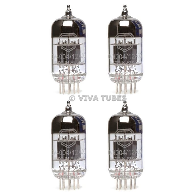 New Matched Quad (4) Mullard CV4004 / 12AX7 Reissue Vacuum | Reverb