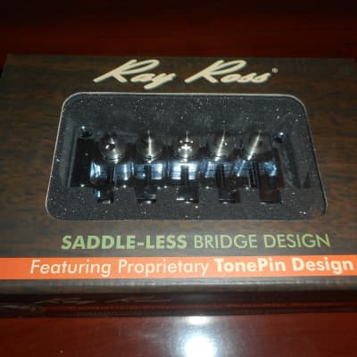 Ray Ross Saddle-Less 4 String Bass Bridge Chrome | Reverb