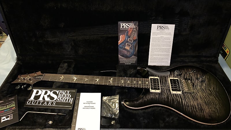 Prs Custom 24 2021 Charcoal burst | Reverb