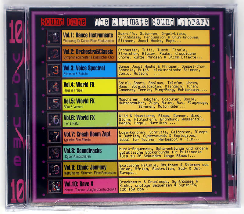 Best Service Sound Cube Volume 10 Rave X Sample Library/Sound | Reverb