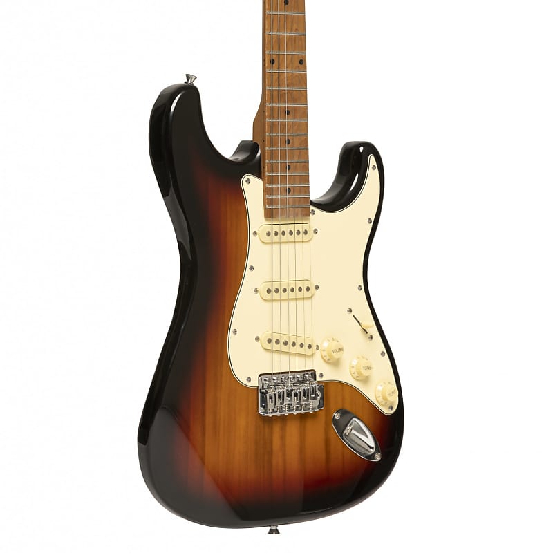 Stagg SES-55 SNB S Style Tempered Maple | Reverb